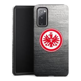 DeinDesign Galaxy S20 FE Handy Panzer Handyh&uuml;lle robuste Outdoor H&uuml;lle Schutzh&uuml;lle matt Sge Eintracht Frankfurt Logo Tough Case