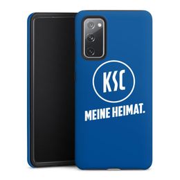 DeinDesign Galaxy S20 FE Handy Panzer Handyh&uuml;lle robuste Outdoor H&uuml;lle Schutzh&uuml;lle matt Ksc Karlsruher Sc Statement Tough Case