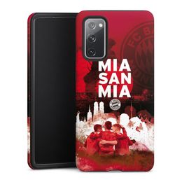 DeinDesign Galaxy S20 FE Handy Panzer Handyh&uuml;lle robuste Outdoor H&uuml;lle Schutzh&uuml;lle matt Fc Bayern M&uuml;nchen Fcb Mia San Mia Tough Case