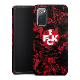 DeinDesign Galaxy S20 FE Handy Panzer Handyh&uuml;lle robuste Outdoor H&uuml;lle Schutzh&uuml;lle matt 1. Fc Kaiserslautern 1. Fck Logo Tough Case
