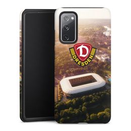 DeinDesign Galaxy S20 FE Handy Panzer Handyh&uuml;lle robuste Outdoor H&uuml;lle Schutzh&uuml;lle matt Stadium Sg Dynamo Dresden Sgd Tough Case