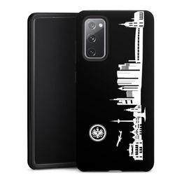 DeinDesign Galaxy S20 FE Handy Panzer Handyh&uuml;lle robuste Outdoor H&uuml;lle Schutzh&uuml;lle matt Eintracht Frankfurt Skyline Sge Tough Case
