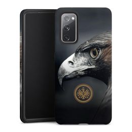 DeinDesign Galaxy S20 FE Handy Panzer Handyh&uuml;lle robuste Outdoor H&uuml;lle Schutzh&uuml;lle matt Official Licensed Product Eintracht Frankfurt Eagle Tough Case