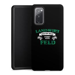 DeinDesign Galaxy S20 FE Handy Panzer Handyh&uuml;lle robuste Outdoor H&uuml;lle Schutzh&uuml;lle matt Tractor Farmer Wisdom Tough Case