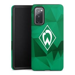 DeinDesign Galaxy S20 FE Handy Panzer Handyh&uuml;lle robuste Outdoor H&uuml;lle Schutzh&uuml;lle matt Official Licensed Product Camouflage Sv Werder Bremen Tough Case