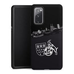 DeinDesign Galaxy S20 FE Handy Panzer Handyh&uuml;lle robuste Outdoor H&uuml;lle Schutzh&uuml;lle matt Skyline Official Licensed Product 1. Fc K&ouml;ln Tough Case