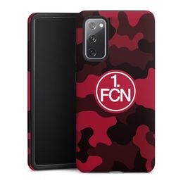 DeinDesign Galaxy S20 FE Handy Panzer Handyh&uuml;lle robuste Outdoor H&uuml;lle Schutzh&uuml;lle matt Logo 1. Fc N&uuml;rnberg 1. Fcn Tough Case