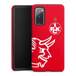 DeinDesign Galaxy S20 FE Handy Panzer Handyh&uuml;lle robuste Outdoor H&uuml;lle Schutzh&uuml;lle matt Devil Star 1. Fc Kaiserslautern Tough Case
