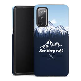 DeinDesign Galaxy S20 FE Handy Panzer Handyh&uuml;lle robuste Outdoor H&uuml;lle Schutzh&uuml;lle matt Wanderlust Sky Mountain Tough Case
