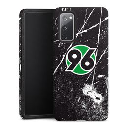 DeinDesign Galaxy S20 FE Handy Panzer Handyh&uuml;lle robuste Outdoor H&uuml;lle Schutzh&uuml;lle matt H96 Hannover 96 Coat Of Arms Tough Case