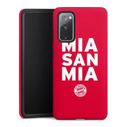 DeinDesign Galaxy S20 FE Handy Panzer Handyh&uuml;lle robuste Outdoor H&uuml;lle Schutzh&uuml;lle matt Fc Bayern M&uuml;nchen Mia San Mia Fcb Tough Case