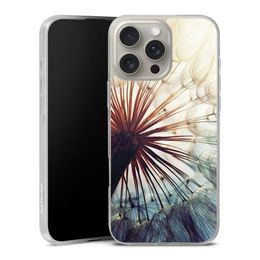 DeinDesign iPhone 16 Pro Max Handy Silikon H&uuml;lle Case transparent Handyh&uuml;lle Photography Dandelion Flowers Silikon Case