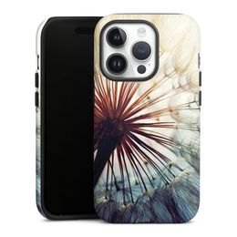 DeinDesign iPhone 14 Pro Handy Panzer Handyh&uuml;lle robuste Outdoor H&uuml;lle Schutzh&uuml;lle matt Photography Dandelion Flowers Tough Case
