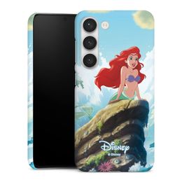 DeinDesign Galaxy S23 Handy Premium Case Smartphone Handyh&uuml;lle Schutzh&uuml;lle matt Official Licensed Product Arielle Die Meerjungfrau Mermaid Premium Case