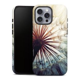 DeinDesign iPhone 16 Pro Max Handy Panzer Handyh&uuml;lle robuste Outdoor H&uuml;lle Schutzh&uuml;lle gl&auml;nzend Photography Dandelion Flowers Tough Case