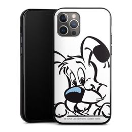 DeinDesign iPhone 12 Pro Handy Silikon H&uuml;lle Case schwarz Handyh&uuml;lle Comic Idefix Official Licensed Product