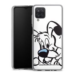 DeinDesign Galaxy A12 Handy Silikon H&uuml;lle Case transparent Handyh&uuml;lle Official Licensed Product Comic Idefix Silikon Case