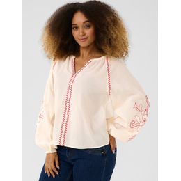 Cream Bluse 'Jessica' Damen Gr&ouml;&szlig;e XL creme / dunkelpink