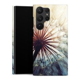 DeinDesign Galaxy S23 Ultra Handy Premium Case Smartphone Handyh&uuml;lle Schutzh&uuml;lle gl&auml;nzend Photography Dandelion Flowers Premium Case