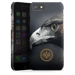 DeinDesign iPhone SE (2020) Handy Premium Case Smartphone Handyh&uuml;lle Schutzh&uuml;lle matt Official Licensed Product Eintracht Frankfurt Eagle Premium Case