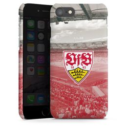 DeinDesign iPhone SE (2020) Handy Premium Case Smartphone Handyh&uuml;lle Schutzh&uuml;lle matt Official Licensed Product Vfb Stuttgart Stadium Premium Case