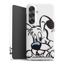 DeinDesign Galaxy S25 Handy Premium Case Smartphone Handyh&uuml;lle Schutzh&uuml;lle gl&auml;nzend Idefix Official Licensed Product Comic Premium Case