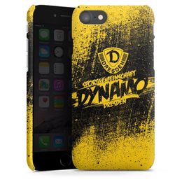 DeinDesign iPhone SE (2020) Handy Premium Case Smartphone Handyh&uuml;lle Schutzh&uuml;lle matt Official Licensed Product Sg Dynamo Dresden Logo Premium Case