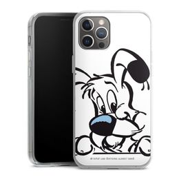 DeinDesign iPhone 12 Pro Max Handy Silikon H&uuml;lle Case transparent Handyh&uuml;lle Comic Idefix Official Licensed Product Silikon Case