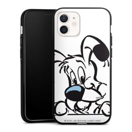 DeinDesign iPhone 12 Handy Silikon H&uuml;lle Case schwarz Handyh&uuml;lle Comic Idefix Official Licensed Product