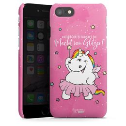DeinDesign iPhone SE (2020) Handy Premium Case Smartphone Handyh&uuml;lle Schutzh&uuml;lle matt Pummeleinhorn Pummel & Friends Official Licensed Product Premium Case