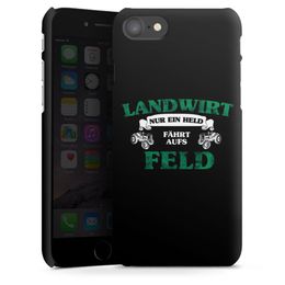 DeinDesign iPhone SE (2020) Handy Premium Case Smartphone Handyh&uuml;lle Schutzh&uuml;lle matt Tractor Farmer Wisdom Premium Case