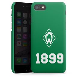 DeinDesign iPhone SE (2022) Handy Premium Case Smartphone Handyh&uuml;lle Schutzh&uuml;lle matt Sv Werder Bremen Official Licensed Product Statement Premium Case