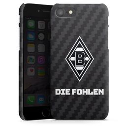 DeinDesign iPhone SE (2020) Handy Premium Case Smartphone Handyh&uuml;lle Schutzh&uuml;lle matt Carbon Borussia M&ouml;nchengladbach Gladbach Premium Case