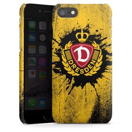 DeinDesign iPhone SE (2022) Handy Premium Case Smartphone Handyh&uuml;lle Schutzh&uuml;lle matt Official Licensed Product Soccer Sg Dynamo Dresden Premium Case
