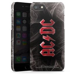DeinDesign iPhone SE (2020) Handy Premium Case Smartphone Handyh&uuml;lle Schutzh&uuml;lle matt Acdc Merchandise Logo Premium Case