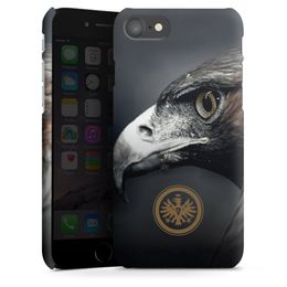 DeinDesign iPhone SE (2022) Handy Premium Case Smartphone Handyh&uuml;lle Schutzh&uuml;lle matt Official Licensed Product Eintracht Frankfurt Eagle Premium Case