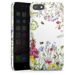 DeinDesign iPhone SE (2020) Handy Premium Case Smartphone Handyh&uuml;lle Schutzh&uuml;lle matt Nature Flowers Meadow Premium Case