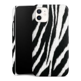 DeinDesign iPhone 12 mini Handy Premium Case Smartphone Handyh&uuml;lle Schutzh&uuml;lle gl&auml;nzend Fur Muster Zebra Premium Case