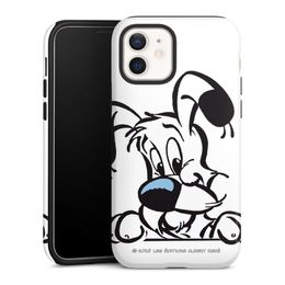 DeinDesign iPhone 12 mini Handy Panzer Handyh&uuml;lle robuste Outdoor H&uuml;lle Schutzh&uuml;lle gl&auml;nzend Comic Idefix Official Licensed Product Tough Case