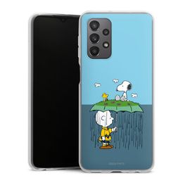 DeinDesign Galaxy A23 5G Handy Silikon H&uuml;lle Case transparent Handyh&uuml;lle Peanuts Children Snoopy Silikon Case