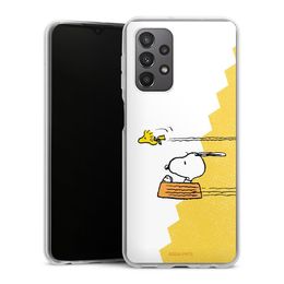DeinDesign Galaxy A23 5G Handy Silikon H&uuml;lle Case transparent Handyh&uuml;lle Snoopy Peanuts Children Silikon Case