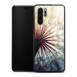 DeinDesign Huawei P30 Pro Handy Silikon H&uuml;lle Case schwarz Handyh&uuml;lle Photography Dandelion Flowers