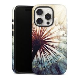DeinDesign iPhone 15 Pro Handy Panzer Handyh&uuml;lle robuste Outdoor H&uuml;lle Schutzh&uuml;lle matt Photography Dandelion Flowers Tough Case