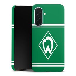 DeinDesign Galaxy A36 5G Handy Premium Case Smartphone Handyh&uuml;lle Schutzh&uuml;lle matt Sv Werder Bremen Official Licensed Product Logo Premium Case