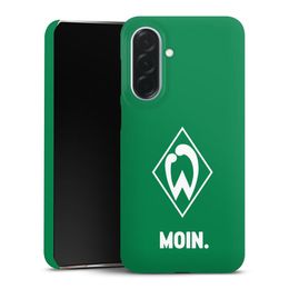 DeinDesign Galaxy A36 5G Handy Premium Case Smartphone Handyh&uuml;lle Schutzh&uuml;lle matt Moin Official Licensed Product Sv Werder Bremen Premium Case