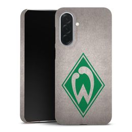 DeinDesign Galaxy A36 5G Handy Premium Case Smartphone Handyh&uuml;lle Schutzh&uuml;lle matt Concrete Official Licensed Product Sv Werder Bremen Premium Case