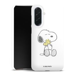 DeinDesign Galaxy A36 5G Handy Premium Case Smartphone Handyh&uuml;lle Schutzh&uuml;lle matt Snoopy Love Peanuts Premium Case