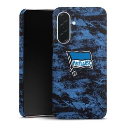 DeinDesign Galaxy A36 5G Handy Premium Case Smartphone Handyh&uuml;lle Schutzh&uuml;lle matt Flag Hertha Bsc Logo Premium Case
