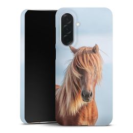 DeinDesign Galaxy A36 5G Handy Premium Case Smartphone Handyh&uuml;lle Schutzh&uuml;lle matt Animals Animal Look Horse Premium Case