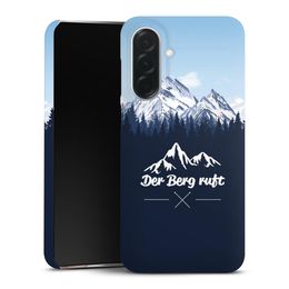 DeinDesign Galaxy A36 5G Handy Premium Case Smartphone Handyh&uuml;lle Schutzh&uuml;lle matt Wanderlust Sky Mountain Premium Case